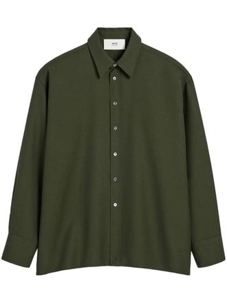 Ami Hemd mit Schlitz hinten - Grün