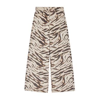 Ganni Femme, Jeans, Multicolore, Taille: W26 Printed Denim Lari Jeans