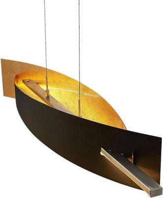 Lucande Neuwertig] Lucande Led Hängeleuchte Marija Pendelleuchte Deckenlampe Lampe Led 24 w Schw780 B-Ware