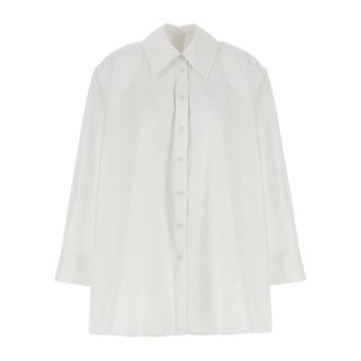 Jil Sander Oversized Langarmhemd - - Blouses & Shirts - Damen - Wei&szlig; - XS