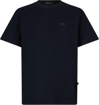 Liu Jo Homme, Tops, Bleu, Taille: XL T-Shirt Basiccontra