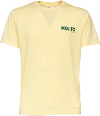 MC2 Saint Barth Homme, Tops, Jaune, Taille: XL Mojito Habitue T-shirt &agrave; col rond