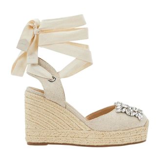 Cosmoparis Femme, Chaussures, Beige, Taille: 39 EU Espadrilles Compens&eacute;es