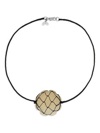 Niccolò Pasqualetti collier Wrapped Flower - Noir