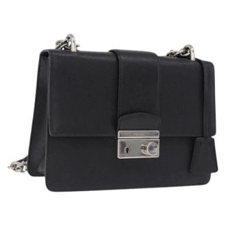 Prada Pre-owned Vintage Saffiano Shoulder Bag - Femme - Pre-owned - Noir - Taille: ONE Size