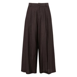 Tela Femme, Pantalons, Brun, Taille: 40 FR Pantagonna Cookie
