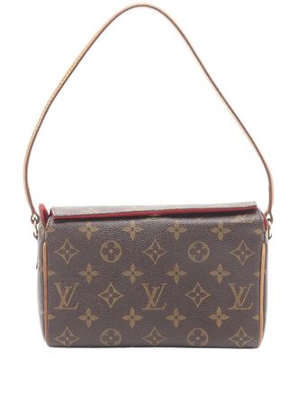 Louis Vuitton sac port&eacute; &eacute;paule Monogram Recital (2003) - Marron