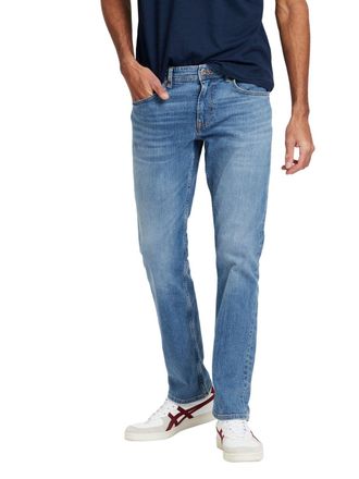 Cross Jeans Herren Jeans Dylan - Regular Fit - Blau - Light Mid Blue W29-W40, Größe:36W / 32L, Farbe:Light Mid Blue 135