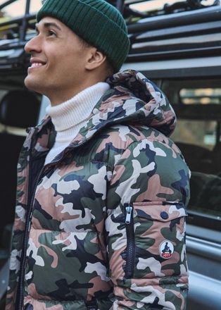 Jott Doudoune Grand Froid Camo sucre roux Java print - Taille XL