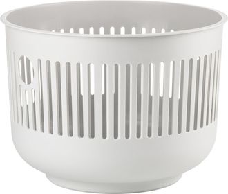 Zone Denmark Ume Wäschekorb, Wäschesammler, Wäschetonne, 30 Liter, Durchm. 40 cm, Höhe 29,2 cm, Soft Grey (Grau)