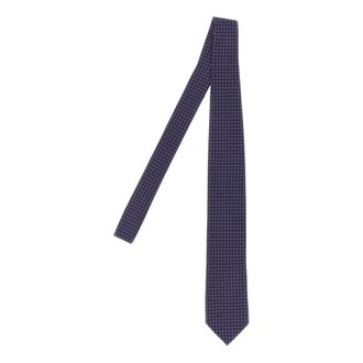 Pal Zileri Gemusterte Seidenkrawatte - - Accessories - Herren - Lila - ONE SIZE