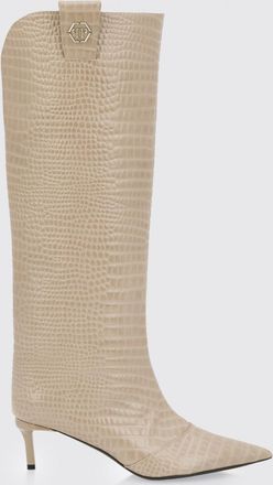 Philipp Plein Bottes Femme couleur Beige