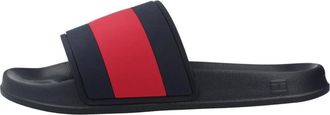 Tommy Hilfiger Homme, Chaussures, Multicolore, Taille: 40 EU Flag Strap Pool Slides