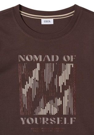 Cecil Langarmshirt Nomad Of Yourself FP T-Shirt