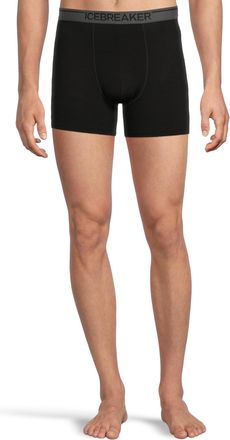 Icebreaker Herren Merino 150 Anatomica Boxer Unterw&auml;sche, Schwarz, Large
