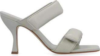 Gia Borghini Femme, Chaussures, Gris, Taille: 36 EU Mules en cuir Perni 03