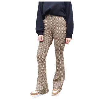Liu Jo Bedruckte Schlaghose - - Trousers - Damen - Mehrfarbig - M