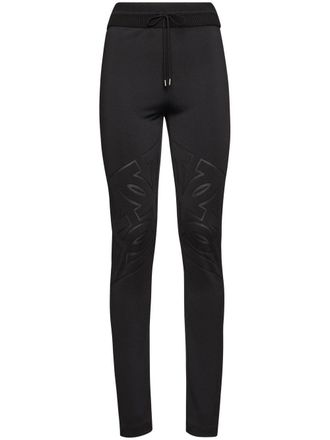 Ferragamo Leggings mit Kordelzug - Schwarz