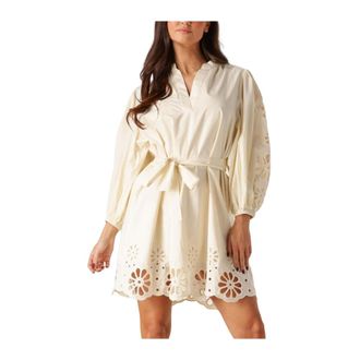 Ibana Elegantes Sommerkleid Diviana Stil - - Dresses - Damen - Beige - S
