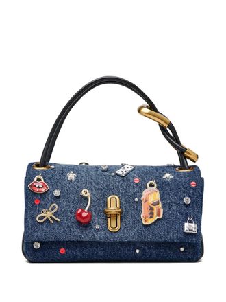 Marc Jacobs mini sac Dual en jean - Bleu