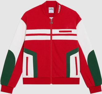 Diadora Veste Legacy Rosso Lava Fusa