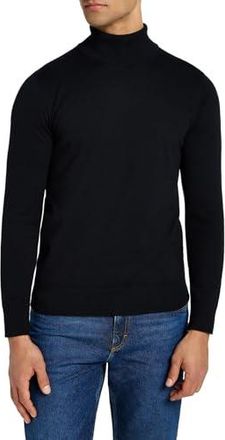 Lee Col Tortue Pull-Over, Noir, M Homme