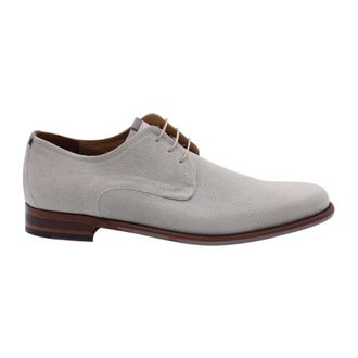 Floris Van Bommel Homme, Chaussures, Beige, Taille: 43 1/2 EU Chaussure D&eacute;contract&eacute;e &agrave; Lacets