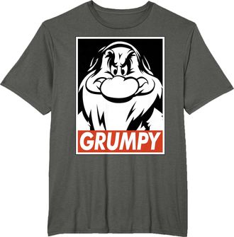 Disney Snow White Grumpy Streetwear Poster Graphic T-Shirt T-Shirt