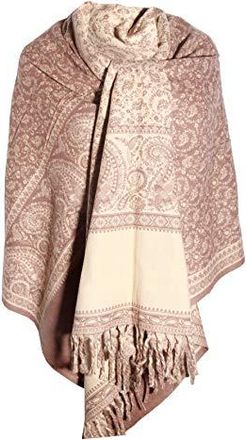 Tibet &Eacute;charpe en laine de yak pure faite &agrave; la main Marron clair, marron clair, Taille unique