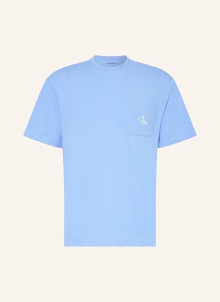 Calvin Klein Schlafshirt Monogram blau