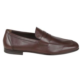Tod's Homme, Chaussures, Brun, Taille: 44 EU Mocassin D&eacute;structur&eacute; en Cuir