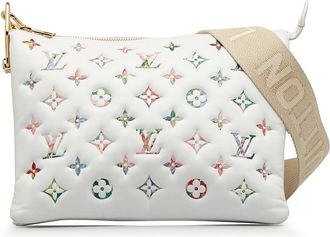 Louis Vuitton Hobo Bags - Monogram Garden Coussin PM - Gr. unisize - in Wei&szlig; - f&uuml;r Damen
