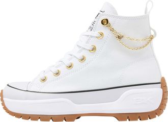 British Knights Damen Kaya MID Fly Sneaker, White Gold, 38 EU