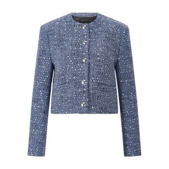 Anine Bing Jacke Amber in Tweed-Optik