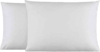 LINANDELLE Lot de 2 taies doreiller 57 Fils en Molleton Flanelle TOUDOUX