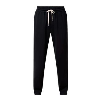 Moncler Homme, Pantalons, Bleu, Taille: L Pantalons de surv&ecirc;tement &agrave; logo
