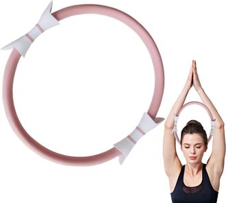 Generic Pilates-Ring f&uuml;r Frauen, Pilates-&Uuml;bungsring - Lichtgewicht von 35,6 cm (14,96 Zoll), Fitness-Ring, Pilates Hoop, doppelter Grip, Trainingsger&auml;te - T&ouml;n