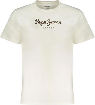 Pepe Jeans London Eggo T-Shirt - - Tops - Herren - Wei&szlig; - 2XL