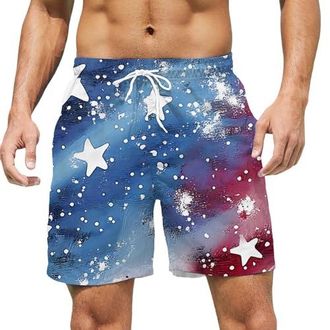 Generic Short de plage pour homme - Pantalon de plage d&eacute;contract&eacute; et tendance - Confortable - Pour les vacances, bleu ciel, 3XL