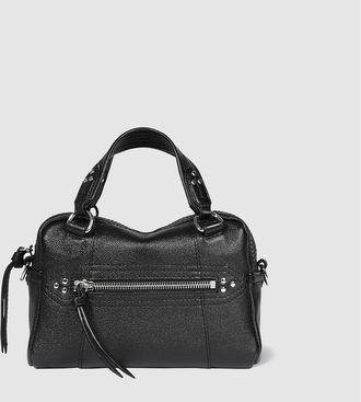 Jerome Dreyfuss Sac Lucky Bowling Mini Noir Silver