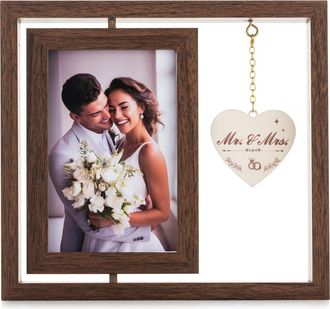 Nuptio Geschenk Bilderrahmen Bilder Hochzeit: 4x6 Holz Geschenkideen Foto Valentinstag Paare Weihnachtsgeschenke Gift Jährige Hochzeitstag Fotos Gifts Fotora