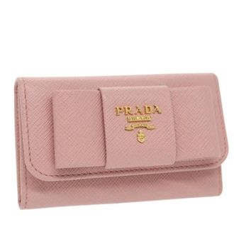Prada Portefeuille Pre-owned - Femme - Pre-owned - Rose - Taille: ONE Size