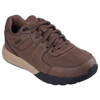 Skechers Herren Netson Gander Sneaker, Brown Synthetic, 41.5 EU