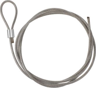 Pretyzoom CIYODO Basketballkorb Ersatznetz Befestigungsseil aus Strapazierfähigem Bruchfestem Stahlseil mit Aluminiumbeschlägen Schnelles Sicheres Einfädeln für