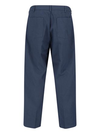 Closed Mens Trousers Blue Cotton