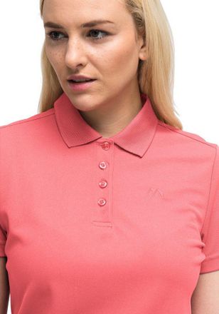 Maier Sports Poloshirt Ulrike Damen Polo kurzarm, leichtes Shirt, Funktionsshirt mit Kragen, Reg Fit