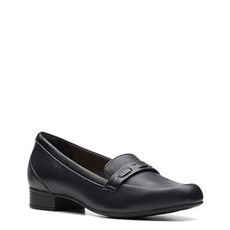 Clarks Mocassins Juliet Bay pour Femme, Cuir Noir, 39 EU