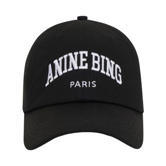 Anine Bing Jeremy Baseball Cap - - Accessories - Damen - Schwarzk - ONE SIZE