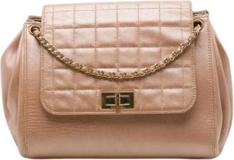 Chanel Sac port&eacute; &eacute;paule doccasion - Femme - Pre-owned - Beige - Taille: ONE Size