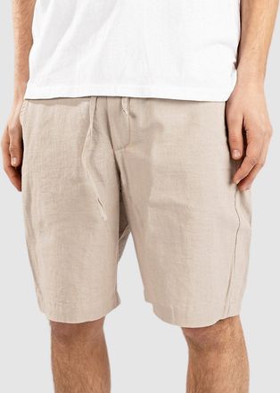 Anerkjendt Aklt James Cot/Linen Ela Shorts feather gray